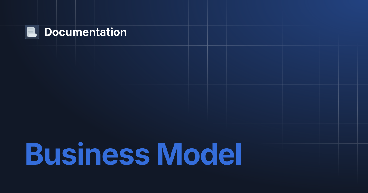 Business Model | Documentation